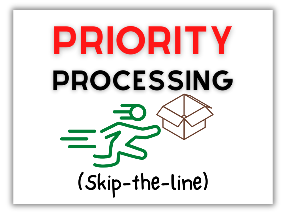 Priority Processing | My Outdoor Dad