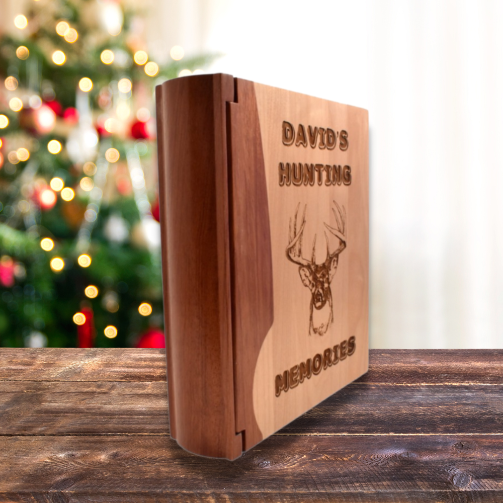 Custom Engraved Photo Album - Hunting Memories – My Outdoor Dad