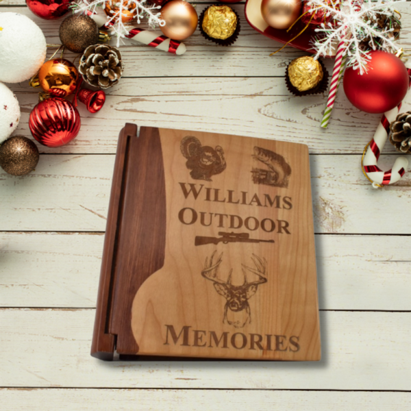 Custom Engraved Photo Album - Outdoor Memories | My Outdoor Dad